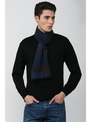 Buy Van Heusen Blue Muffler Checks Men Online