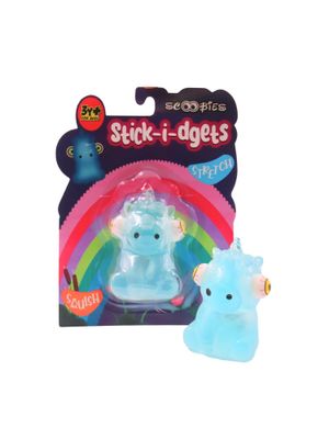 Buy SCOOBIES Stick I Dgets Blue Unicorn Shaped Animal Squishy. Online