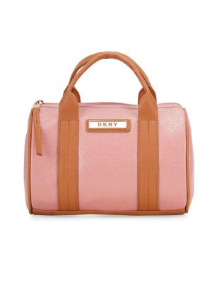 Buy DKNY Autograph Range Pink Color Soft Case PVC Mini Duffle Online