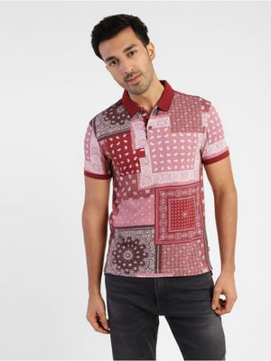 Buy Levi's Men Multi-Color Collar Polo T-Shirt Online