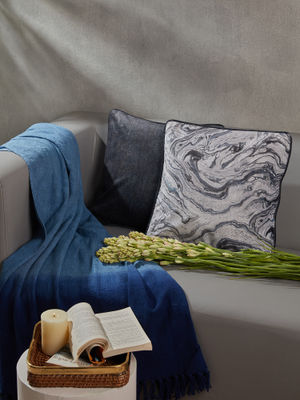 Buy Twig & Twine Twin Marble Cushion Cover Grey Online