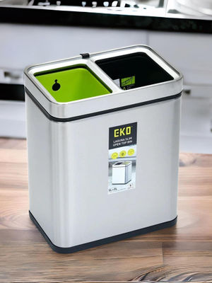 Buy At Home by Nilkamal Dual Wet & Dry Dustbin|Set of 1| Size - 10 Ltr ...