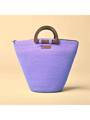 Buy Zolo Label Cotton Lilac Handheld Bag Online
