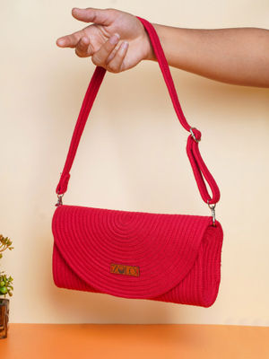 Buy Zolo Label Red Saddle Bag Online