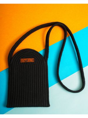 Buy Zolo Label Black Mobile Cover Bag Online