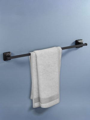 Buy Plantex Stainless Steel 304 Grade 24 Inch Towel Rod- Square -Black ...