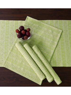 Buy ODE & CLEO Washable Table Mat Woven Fabric Premium Jacquard, Dining ...