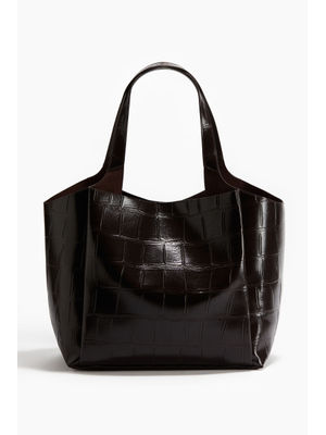 Buy H&M Tote bag Brown Online