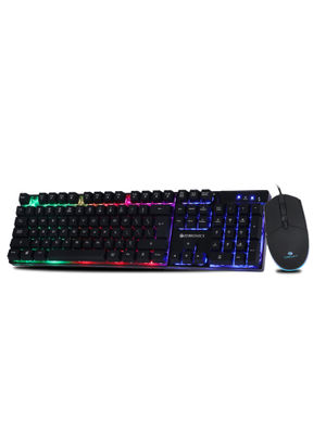 Buy Zebronics Zeb-War Gaming Keyboard and Mouse Combo with Multi color ...