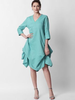 Buy RAREISM Cherry Green Dress Online