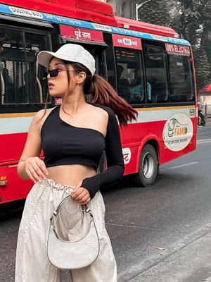 Buy Uptownie Lite Riya Jain's Full Sleeved Top with a Back Cut Out Online