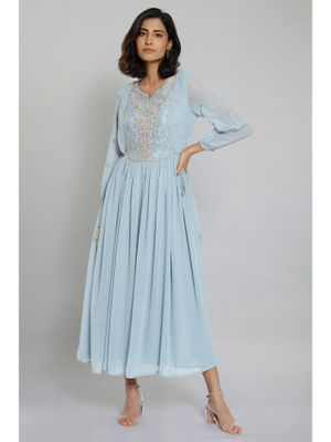 Buy WISHFUL by W Blue Floral Dress online