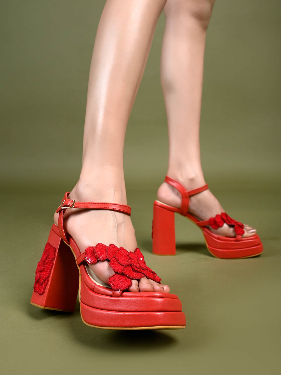 Buy Best Red Heels From Top Brands Online In India