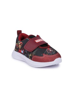 Buy toothless Marvel Avengers Kids Boys Maroon & Black Sports Shoes Online