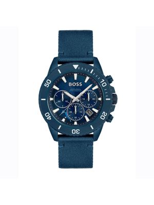 Buy Boss ADMIRAL Chronograph Blue Round Men Watch - 1513919 (M) online