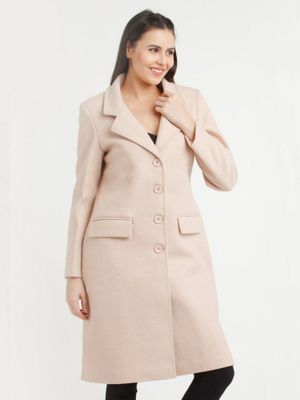 Buy Zink London Womens Pink Solid Jacket Online