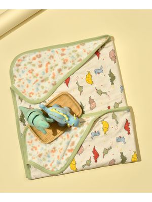 Buy Mi Arcus Printed Premium Soft Knitted Sherpa Blanket for 0-12 M ...
