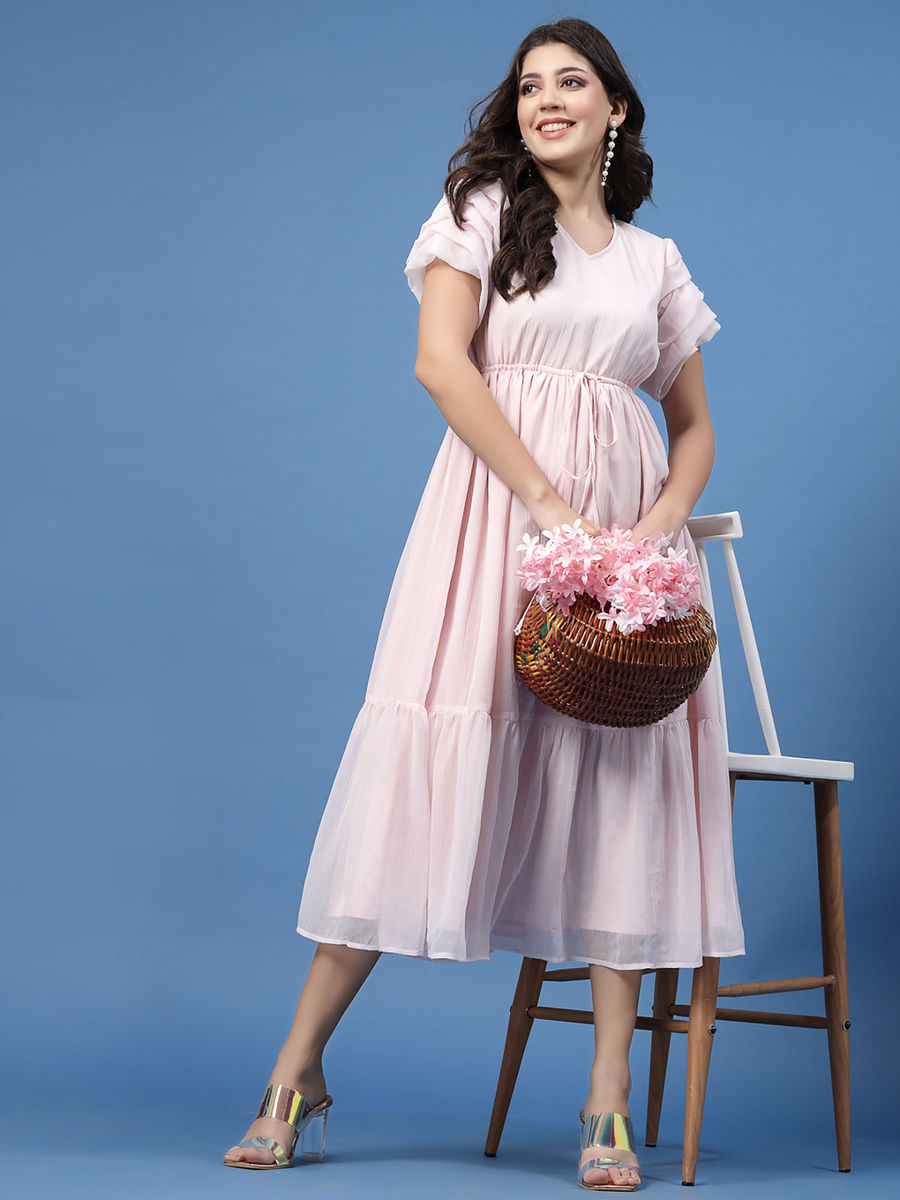 Buy Stylish Light Pink Dresses Collection At Best Prices Online