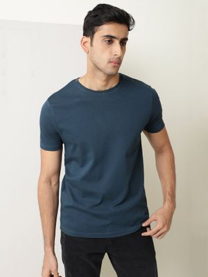 Buy RARE RABBIT Gis Petrol Premium Luxury T-Shirt Online