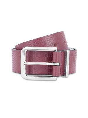 Buy United Colors of Benetton Reloy Men Leather Belt - Maroon Online