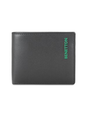 Buy United Colors of Benetton Justino Men Leather Wallet - Black Online