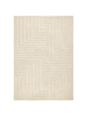 Buy Rugberry Liner Rug - Cream White Multi-Color Online