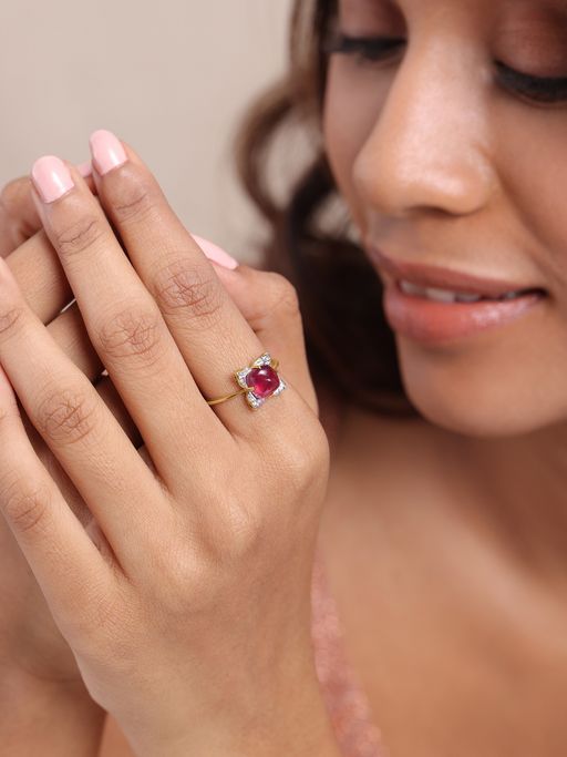 ruby ring tanishq