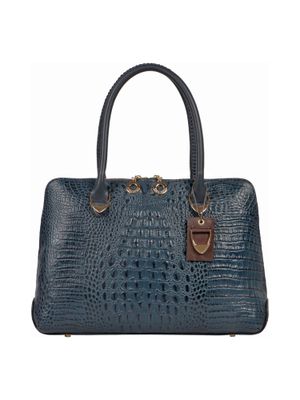 Buy Hidesign Yangtze 03 Blue Women Oversized Bags Online