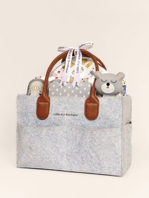 Buy Little Hip Boutique Teddy Bear Gender Neutral Caddy Hamper Online
