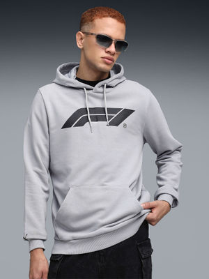 Buy Puma F1 Men Grey Motorsport Logo Hoodie (XS) Online