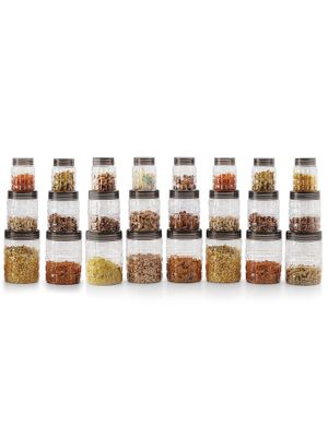 Buy CELLO Checkers Plastic Storage Containers with Airtight Lid,Set of ...