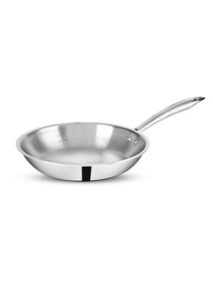 Buy Bergner Argent Triply Frypan Induction Base, Silver Online