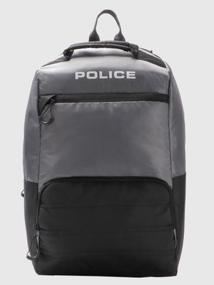 Buy Police Black Grey Nylon Kevin Backpack for Men Online
