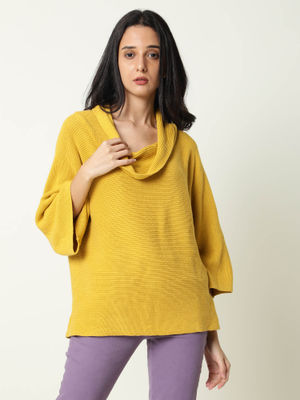 Buy RAREISM Cleo Mustard Sweater Online