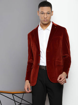 Buy Tommy Hilfiger Mens Rust Color Blazer (48) Online