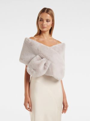 Buy Forever New Laura Faux Fur Wrap Online