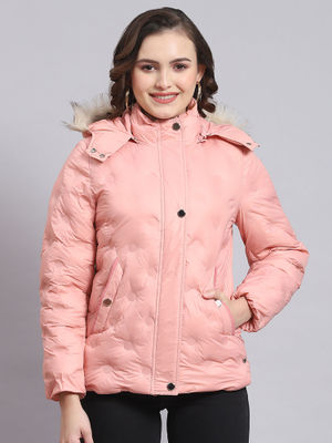 Buy Monte Carlo Light Peach Solid Jacket Online