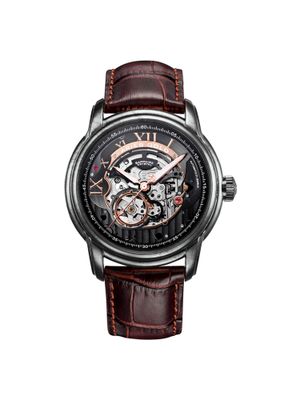 Buy Aries Gold El Toro Automatic Skeleton Watch With 21 Jeweles ...