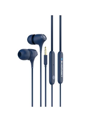 Buy Blaupunkt EM01 BL in Ear Wired Headset Blue Online