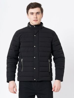 Buy Red Tape Mens Black Solid Jacket Online