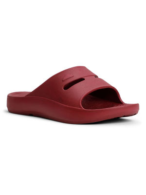 Buy Bata Women Maroon Sliders (UK 3) Online