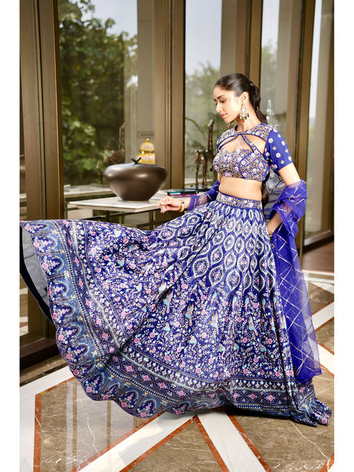 Buy Stylish Halter Neck Lehenga Choli Collection At Best Prices Online