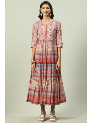 Biba Maxi Dresses : Buy Biba Beige Ethnic Dress Online | Nykaa Fashion