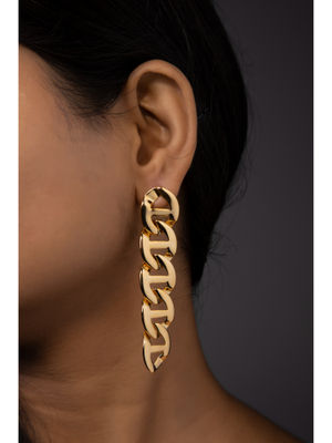 Buy BEAUTY SPOT JEWELLERY Gold Danglers Online