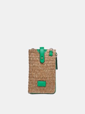 Buy HIE Green Hannah Crossbody Bag (S) Online