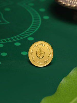 Buy Mia by Tanishq 5 Gram 24 Karat Tulsi Gold Coin Online