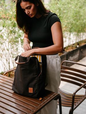 Buy DailyObjects Dark Brown Clove Field Backpack Online