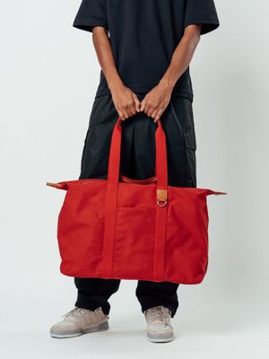 Buy DailyObjects Crimson Red Field Duffle Bag Online