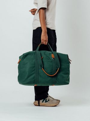 Buy DailyObjects Forest Green Field Duffle Bag Online