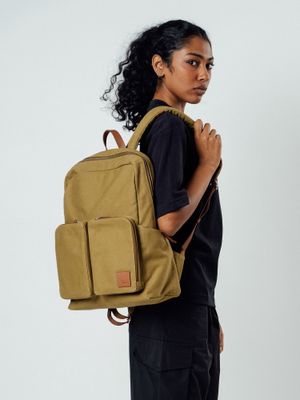 Buy DailyObjects Olive Green Field Backpack Online